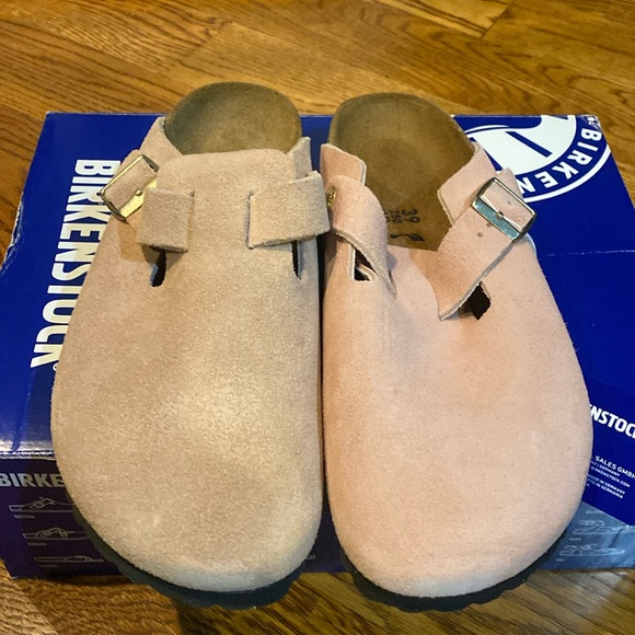 Birkenstock | Shoes | Birkenstock Boston Light Rose 8n New | Poshmark